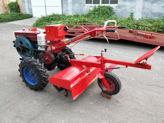 Electric Starter Two Wheel Diesel Engine Farming Garden Use Walking Tractor