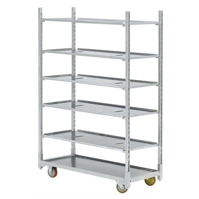 Best selling danish trolley for flowers cheap price CC container/aluminium trolley cart