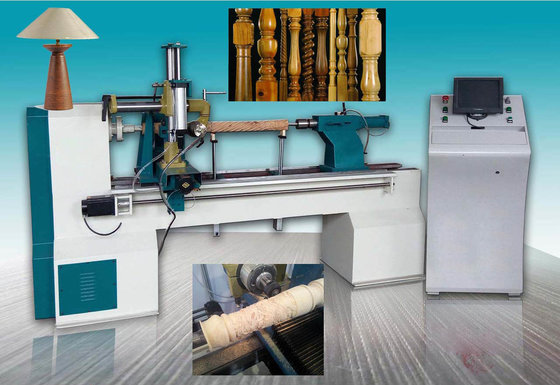 315K CNC wood turning lathe machine