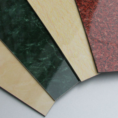 Granite Texture And Marble Vein Surface Aluminum Composite Panel