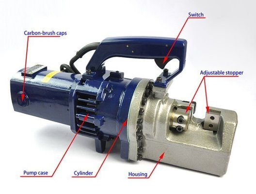 RC-25 Electric hydraulic rebar cutter, cutting range 4mm - 25mm