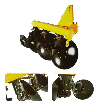 1LTS series tubed disc plough with 2-5 discs, good soil resistance with stone and brickbat