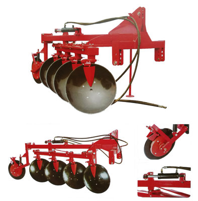 1LYDP series farm tractor mounted two-ways hydraulic turning disc plough,working depth 250-300mm
