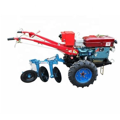 18HP Hand Walking Agricultural Tractor with Rotavator