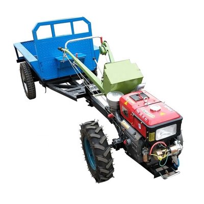 hand walking tractor with rotary tiller for farm usage