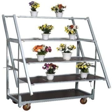 Plant trolley cart Greenhouse Warehouse Flower Cart Hot Sales Display Danish Flower Trolley