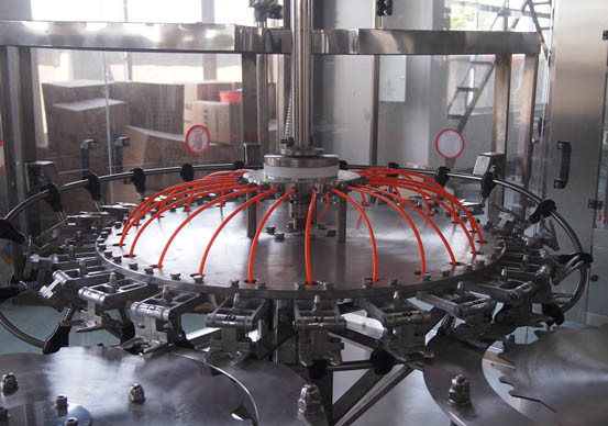 Juice bottling production line